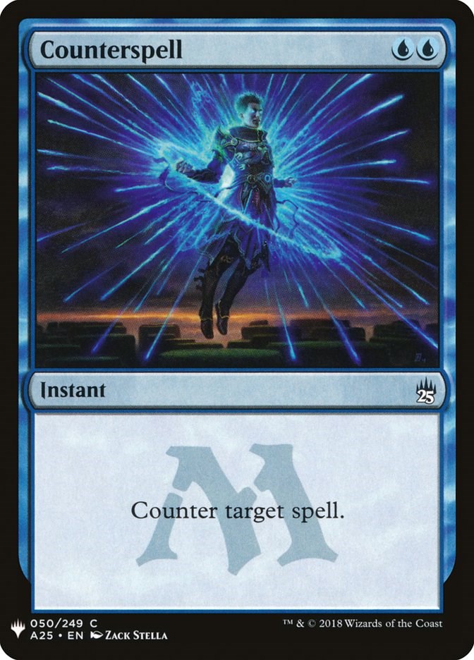 Counterspell (A25) - The List Reprints - Magic: The Gathering