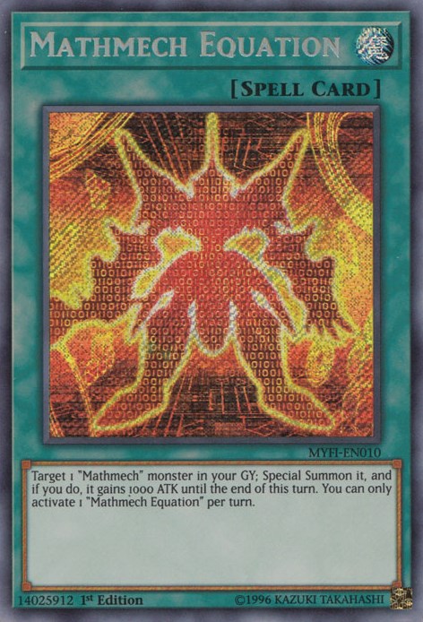 Mathmech Equation - Mystic Fighters - YuGiOh