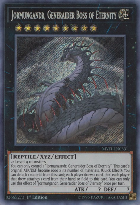 Jormungandr, Generaider Boss of Eternity - Mystic Fighters - YuGiOh