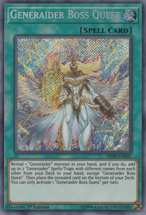 Generaider Boss Quest - Mystic Fighters - YuGiOh