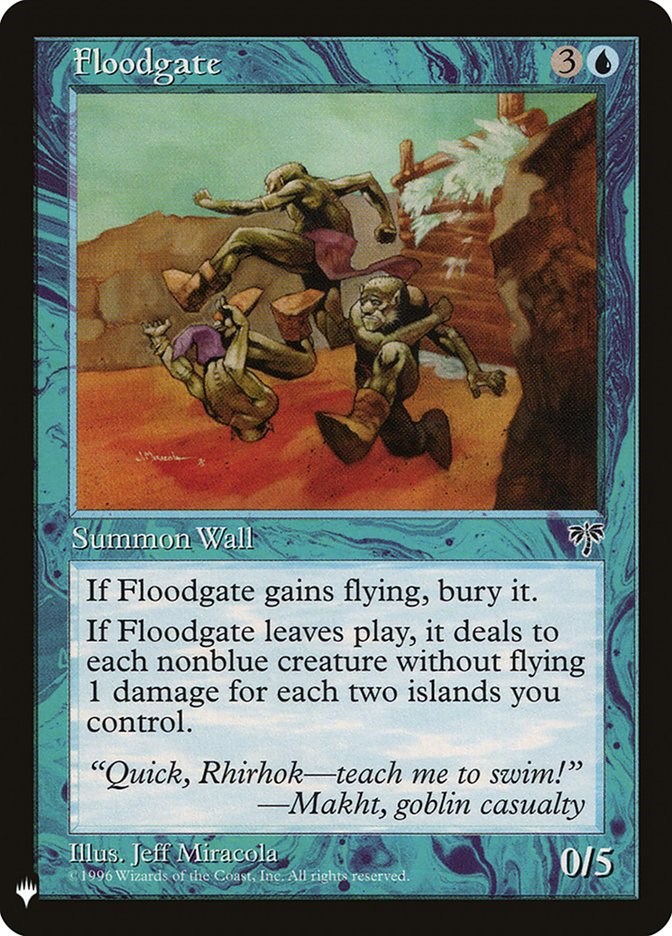 Floodgate - The List Reprints - Magic: The Gathering