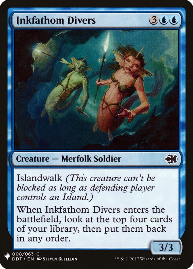 Inkfathom Divers - The List Reprints - Magic: The Gathering