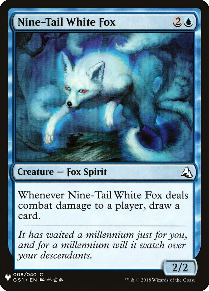 Nine-Tail White Fox - The List Reprints - Magic: The Gathering