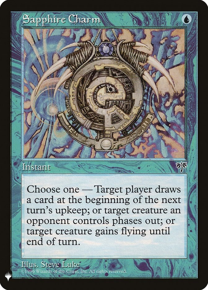 Sapphire Charm - The List Reprints - Magic: The Gathering