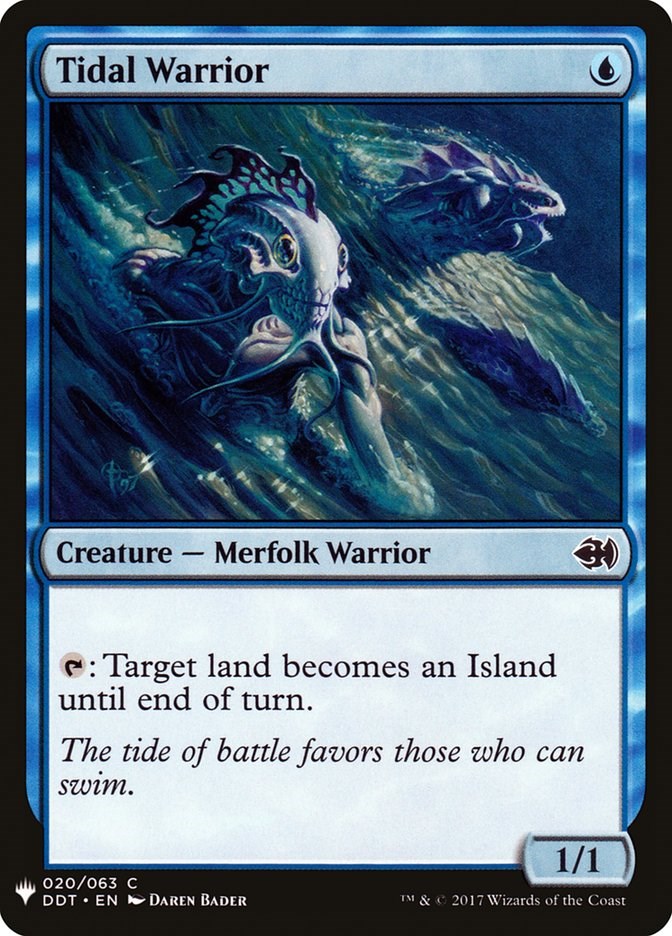 Tidal Warrior - The List Reprints - Magic: The Gathering