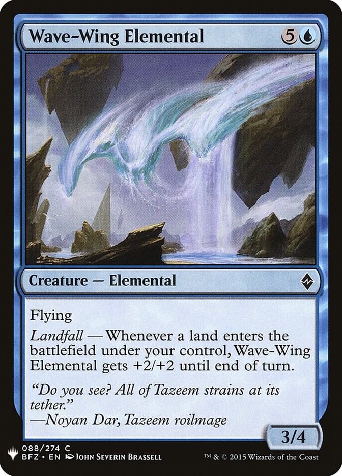 Wave-Wing Elemental - The List Reprints - Magic: The Gathering