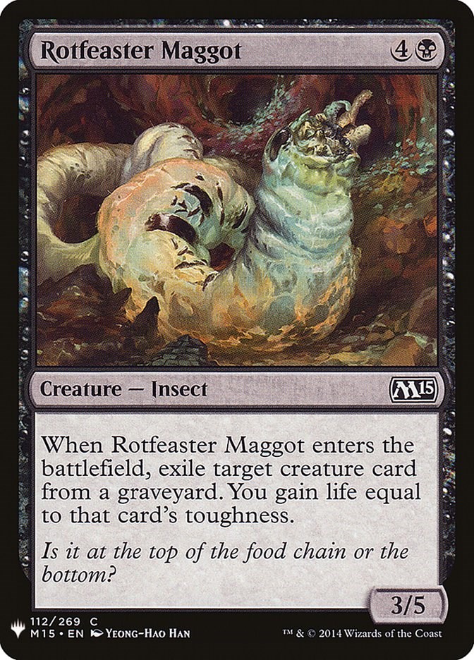 Rotfeaster Maggot - The List Reprints - Magic: The Gathering