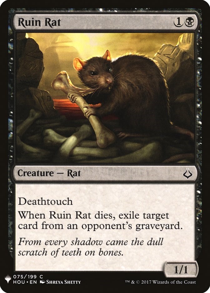 Ruin Rat - The List Reprints - Magic: The Gathering
