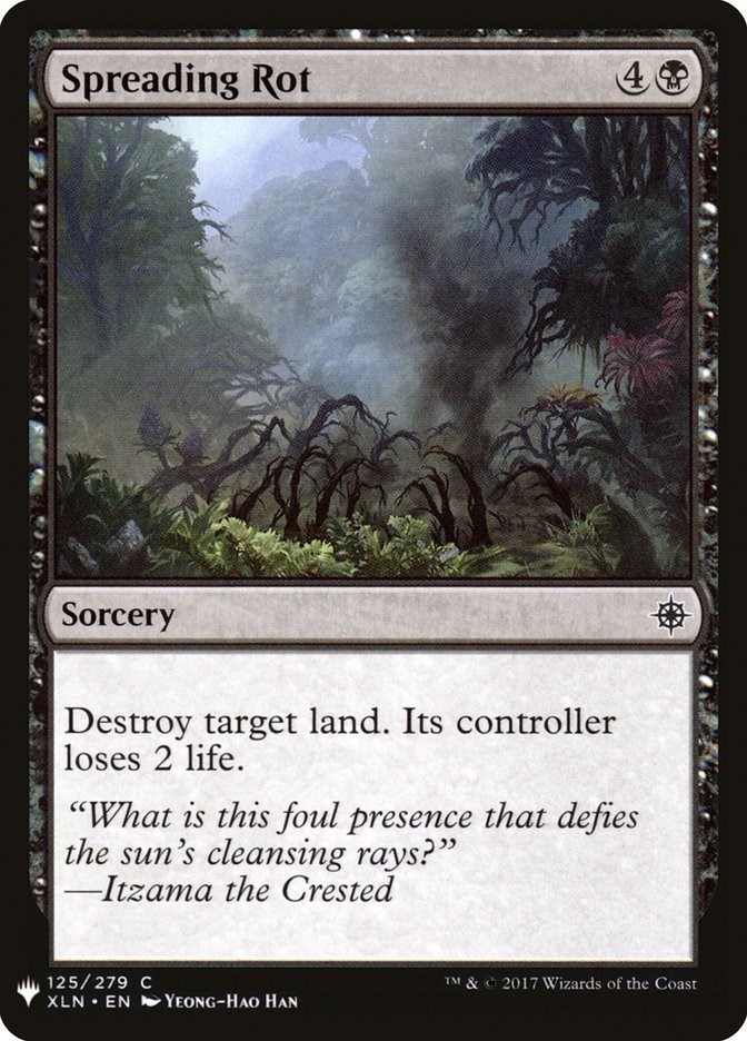 Spreading Rot - The List Reprints - Magic: The Gathering