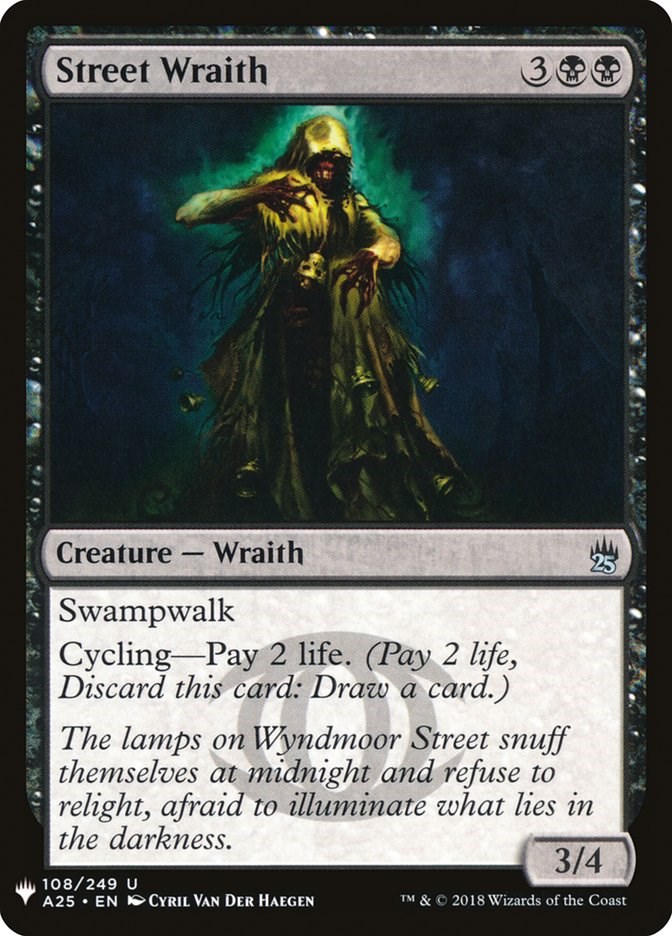 Street Wraith - The List Reprints - Magic: The Gathering