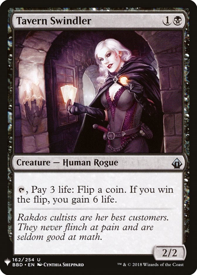 Tavern Swindler - The List Reprints - Magic: The Gathering