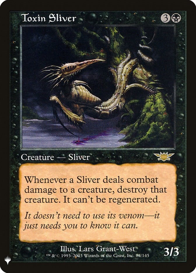 Toxin Sliver - The List Reprints - Magic: The Gathering