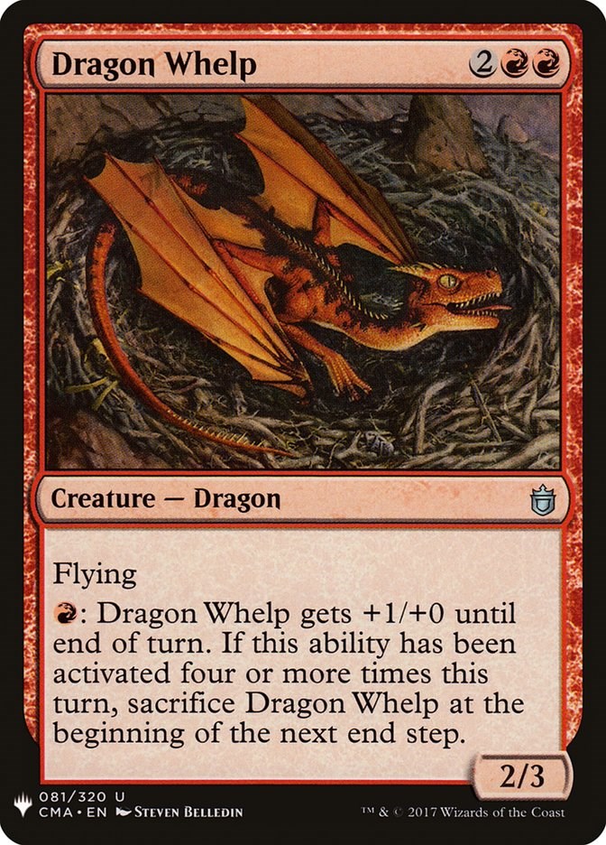 Dragon Whelp - The List Reprints - Magic: The Gathering