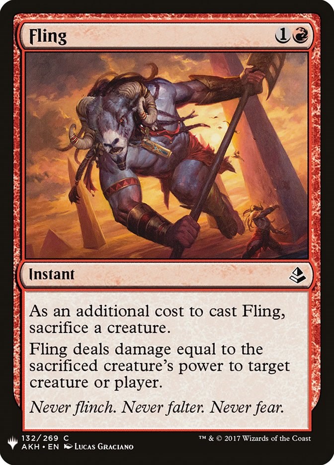 Fling - The List Reprints - Magic: The Gathering