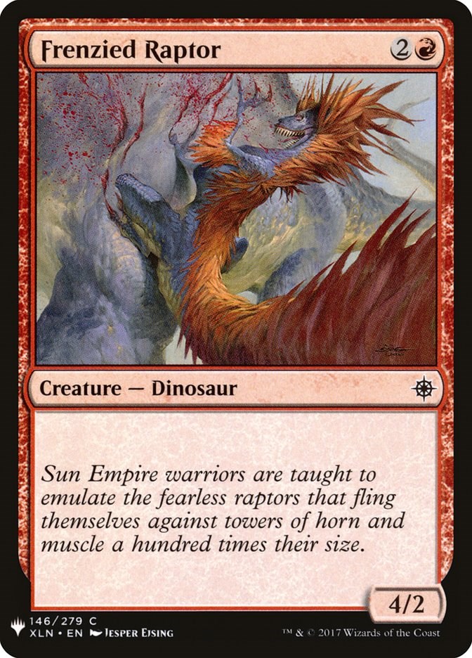 Frenzied Raptor - The List Reprints - Magic: The Gathering