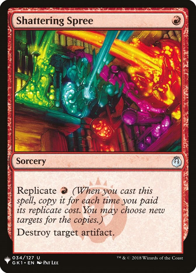 Shattering Spree - The List Reprints - Magic: The Gathering