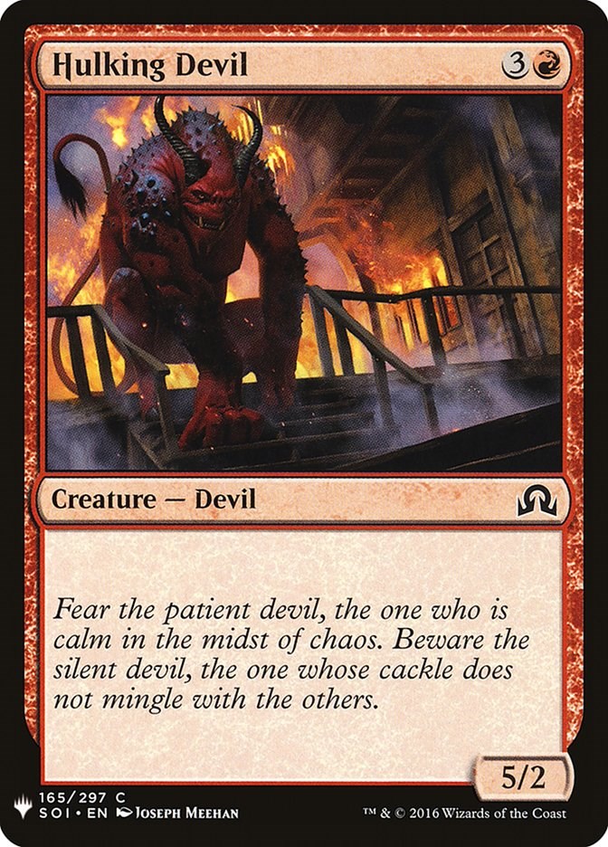 Hulking Devil - The List Reprints - Magic: The Gathering