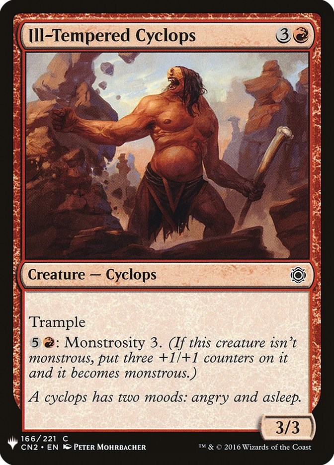 Ill-Tempered Cyclops - The List Reprints - Magic: The Gathering