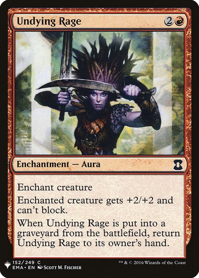 Undying Rage - The List Reprints - Magic: The Gathering