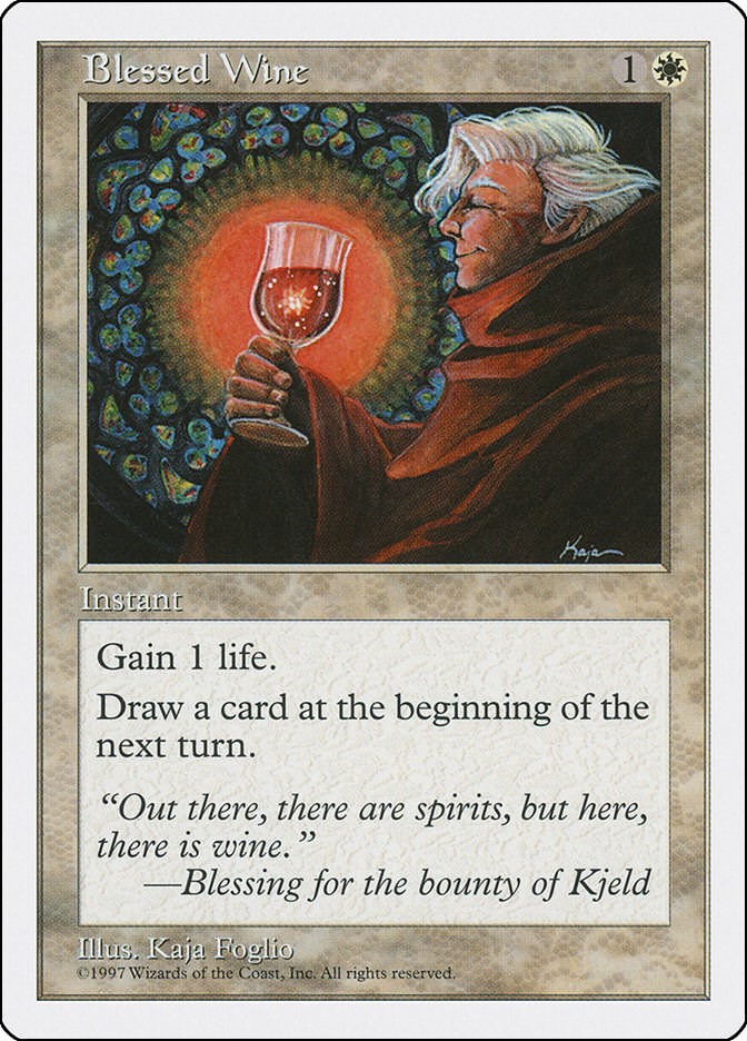 Blessed Wine - Fifth Edition - Magic: The Gathering