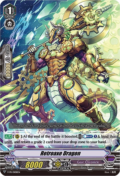 Retroaxe Dragon - V Promo Cards - Cardfight Vanguard
