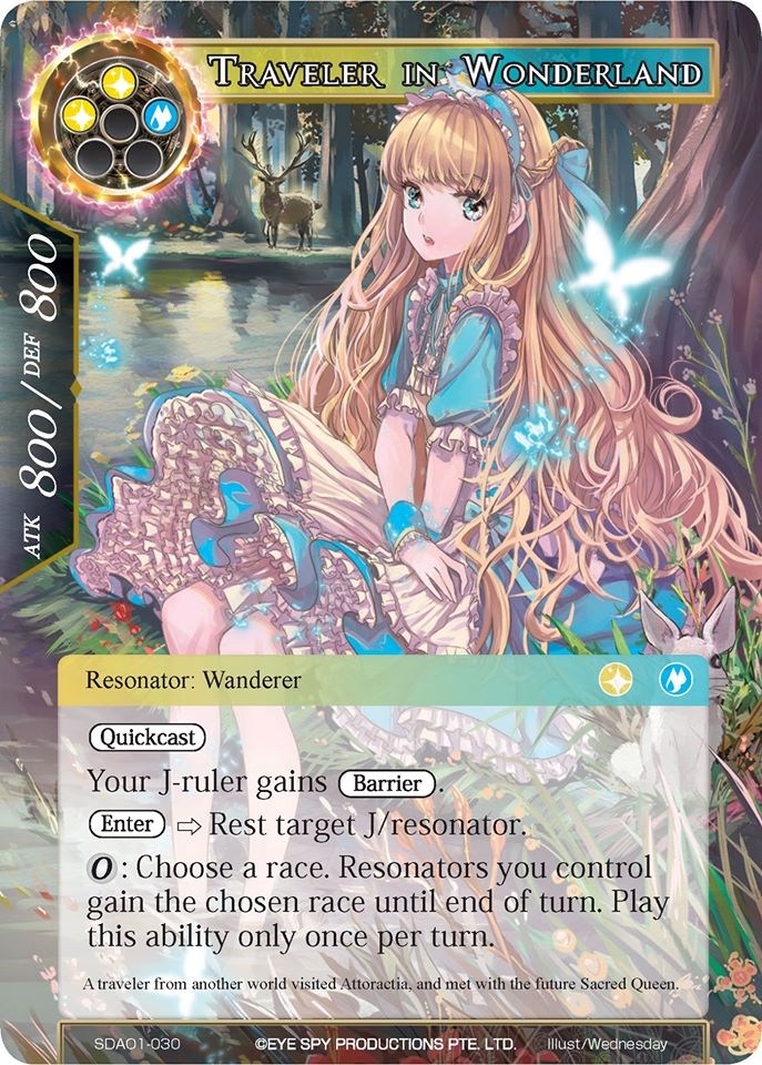 Traveler in Wonderland - Alice Origin Starter Deck - Force of Will