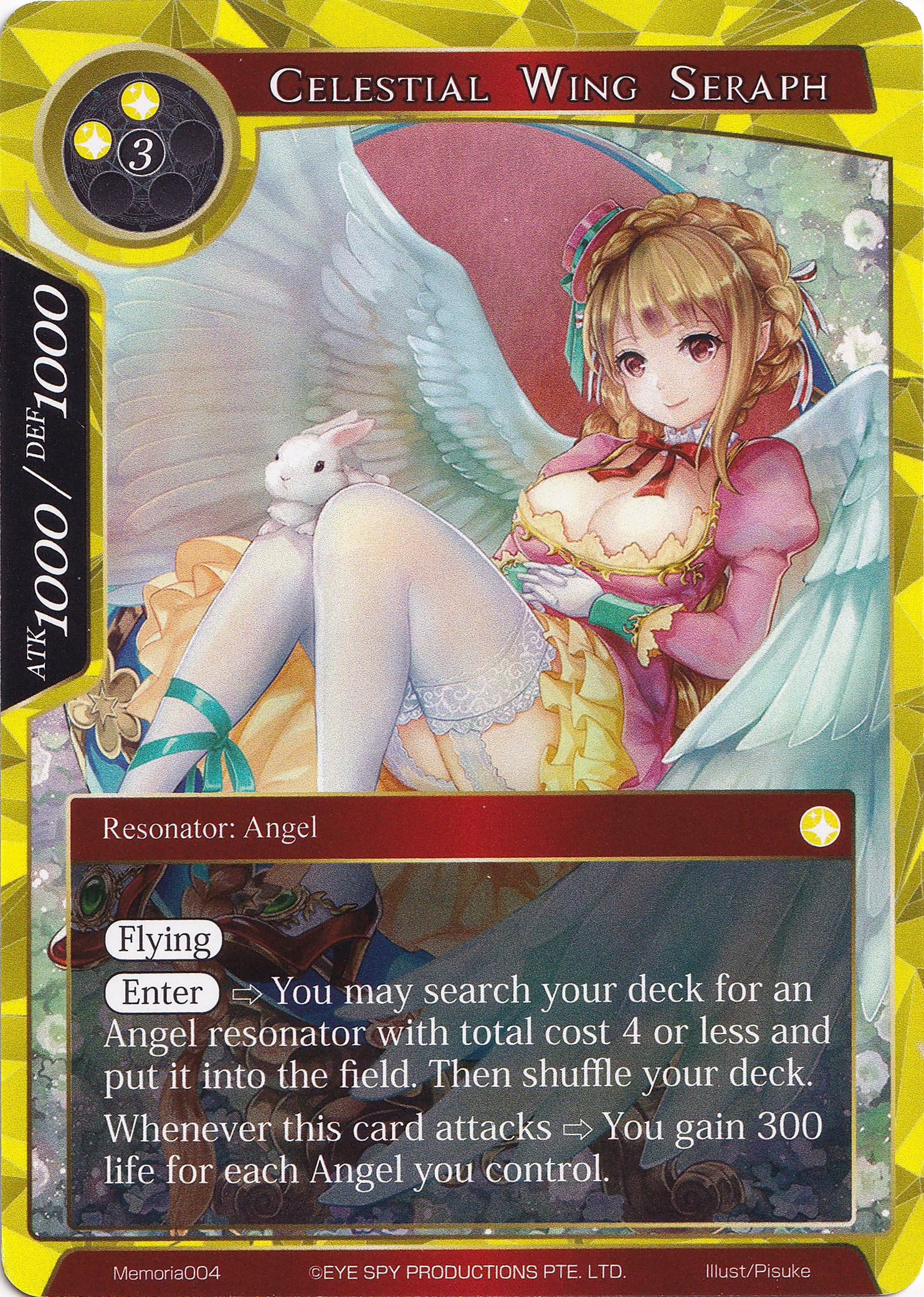 Celestial Wing Seraph - Alice Origin Memoria Cards - Force of Will