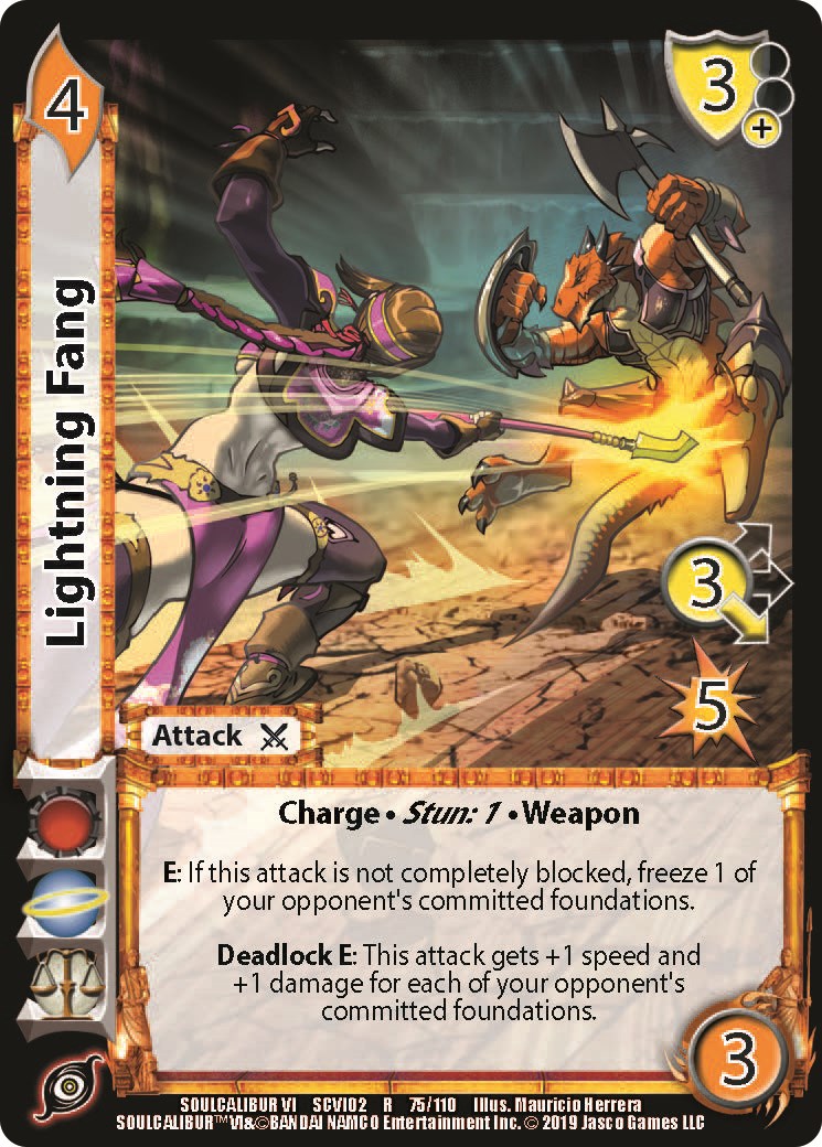 Lightning Fang - SoulCalibur VI: Libra of Souls - UniVersus
