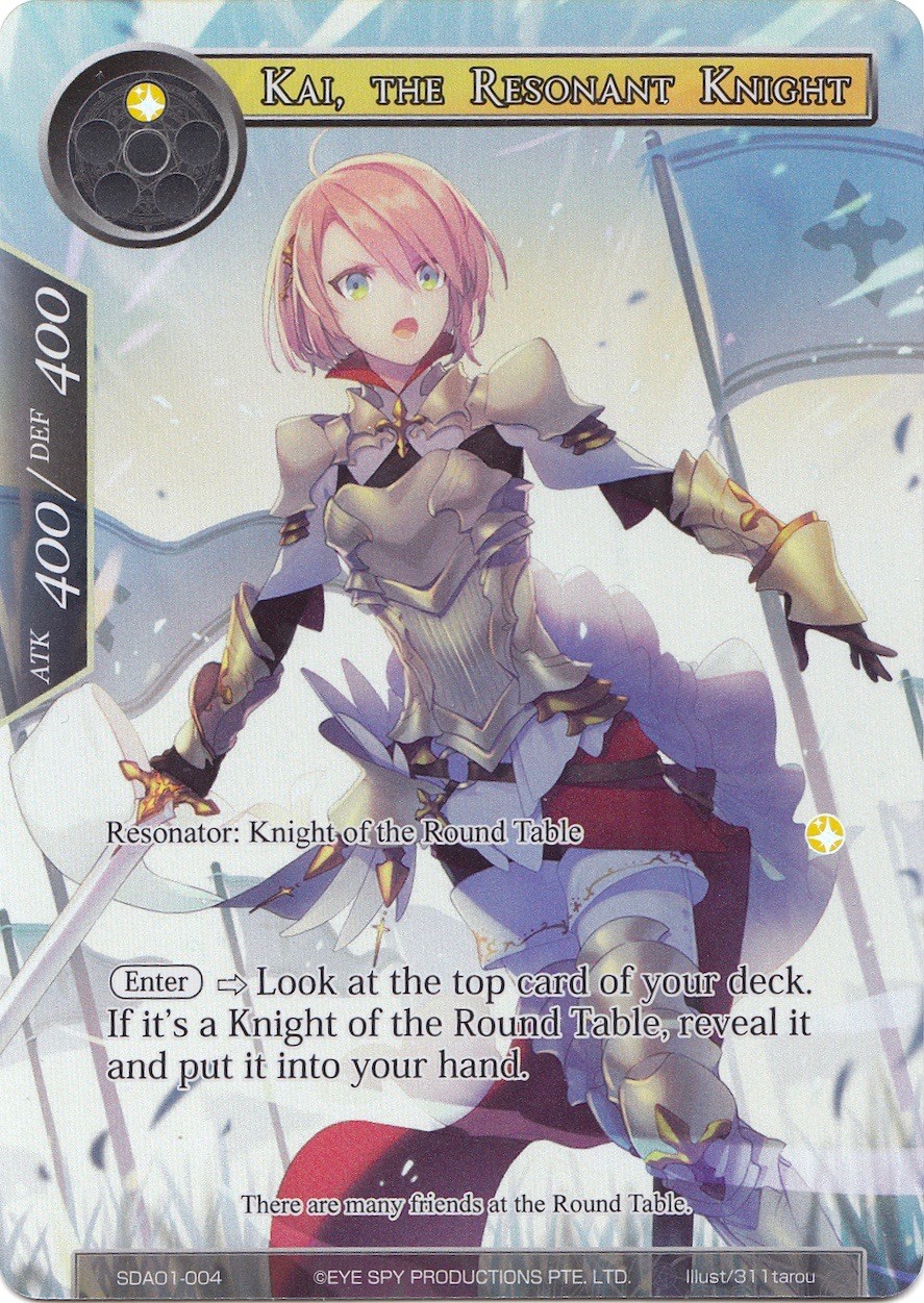 Kai, the Resonant Knight (Full Art) - Alice Origin Starter Deck - Force ...