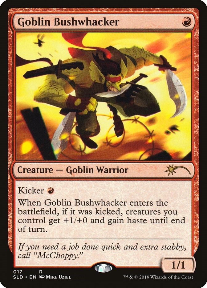 Goblin Bushwhacker - Secret Lair Drop Series - Magic: The Gathering