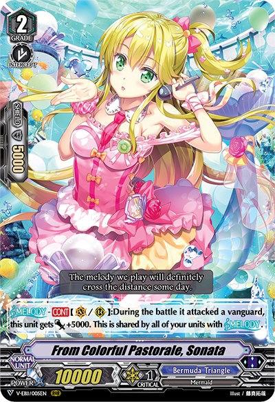 From Colorful Pastorale, Sonata - V-EB11: Crystal Melody - Cardfight ...
