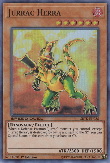 Jurrac Herra - Speed Duel: Trials of the Kingdom - YuGiOh