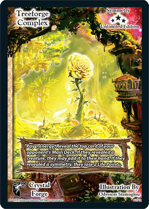 Treeforge Complex (Unlimited Edition) - Crystal Forge - Exodus TCG