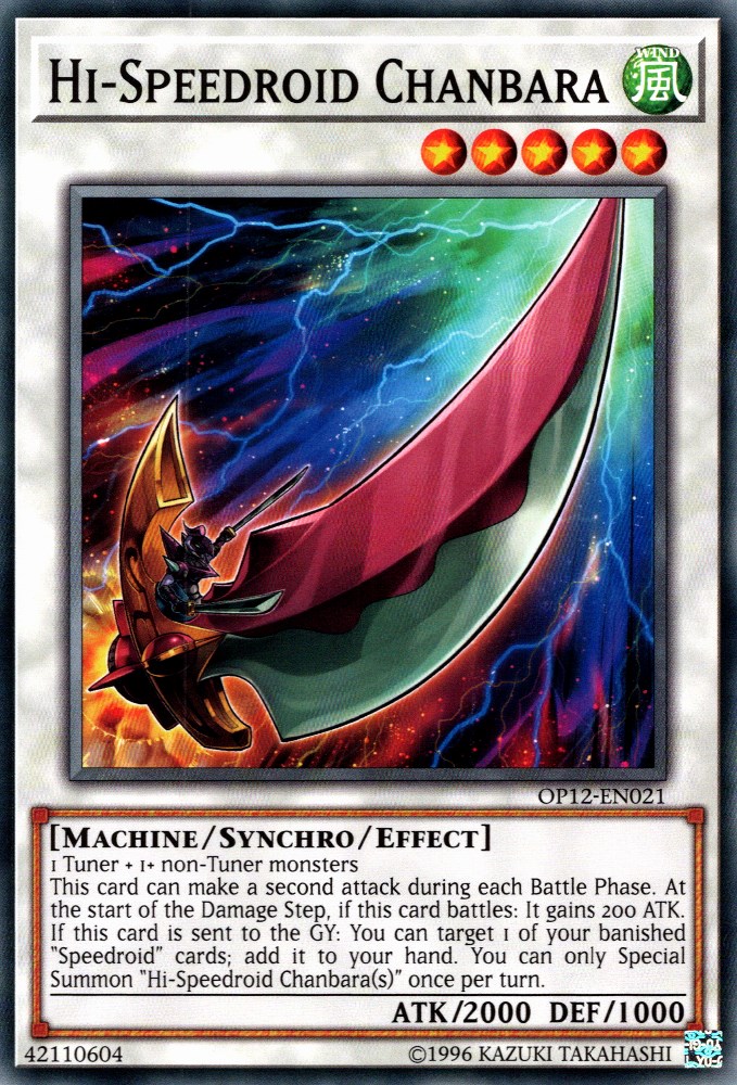 Hi-Speedroid Chanbara - OTS Tournament Pack 12 - YuGiOh