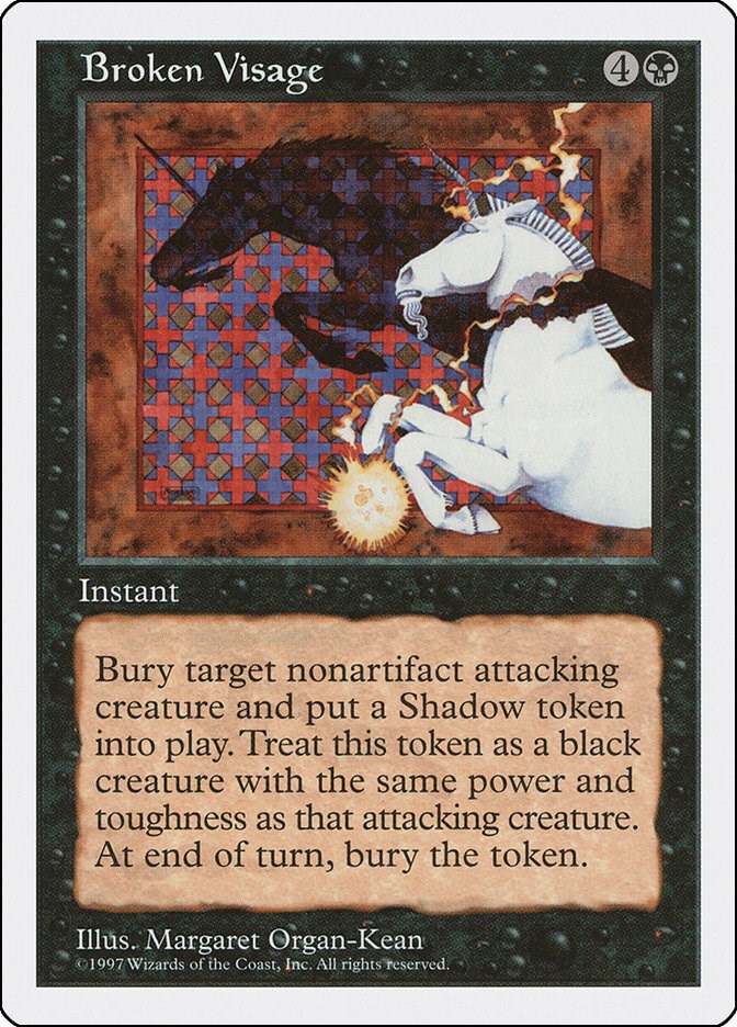 Broken Visage - Fifth Edition - Magic: The Gathering