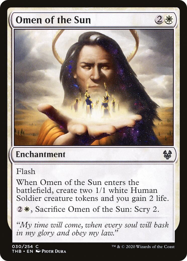 Omen of the Sun - Theros Beyond Death - Magic: The Gathering