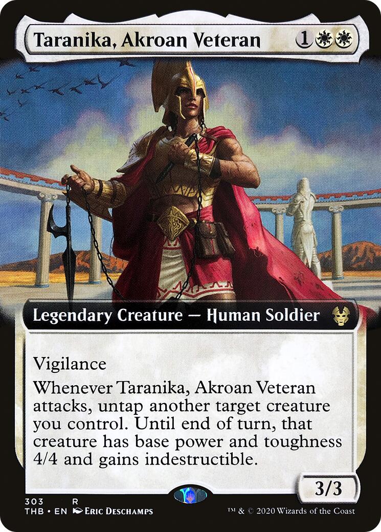 Taranika, Akroan Veteran (Extended Art) - Theros Beyond Death - Magic ...