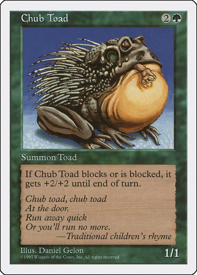 Chub Toad - Fifth Edition - Magic: The Gathering