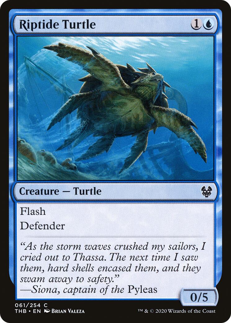 Riptide Turtle - Theros Beyond Death - Magic: The Gathering