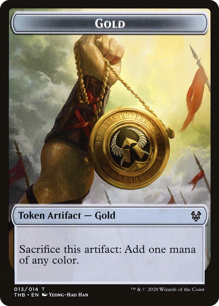 Gold Token - Theros Beyond Death - Magic: The Gathering