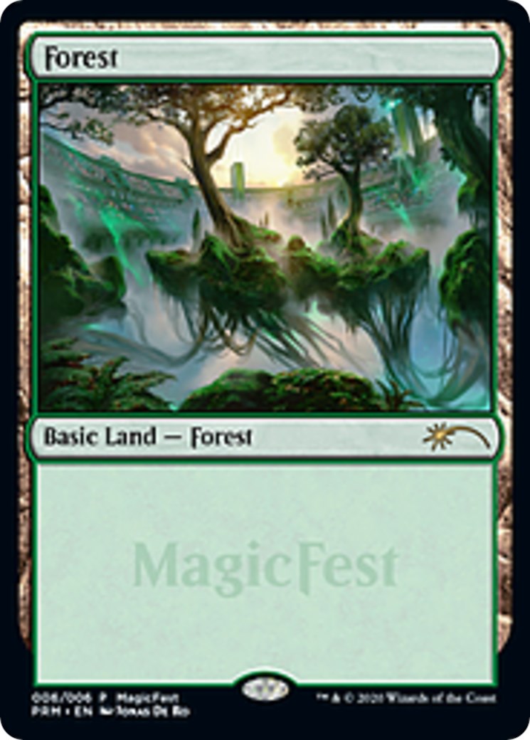 Forest (2020) - MagicFest Cards - Magic: The Gathering