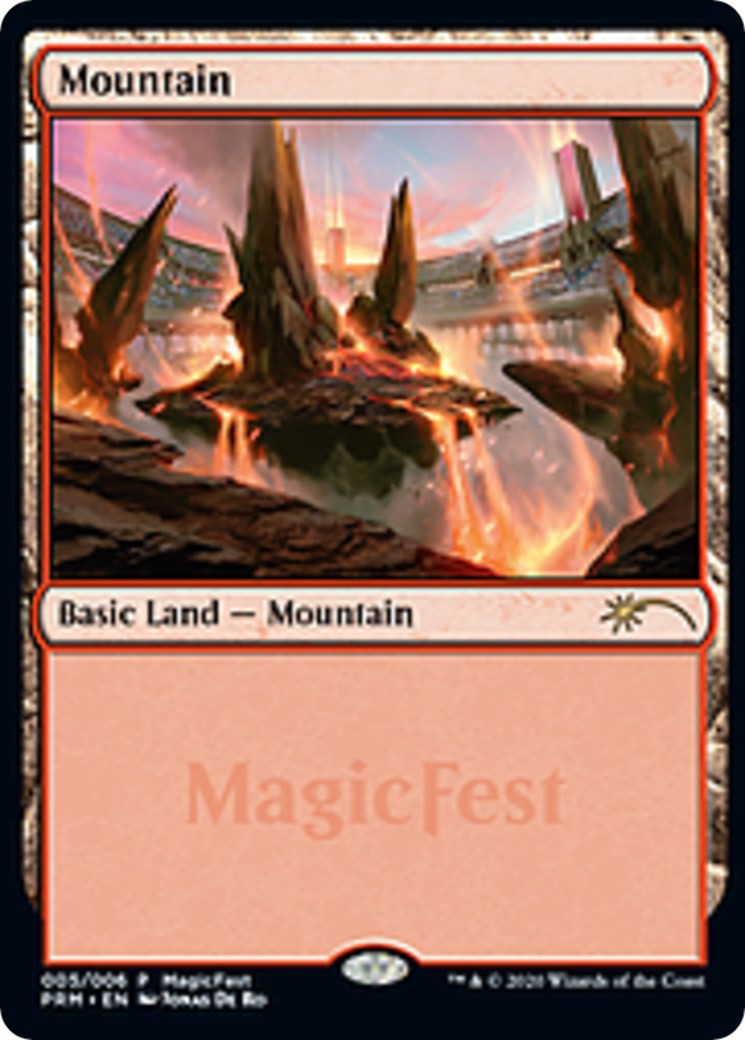 Mountain (2020) - MagicFest Cards - Magic: The Gathering
