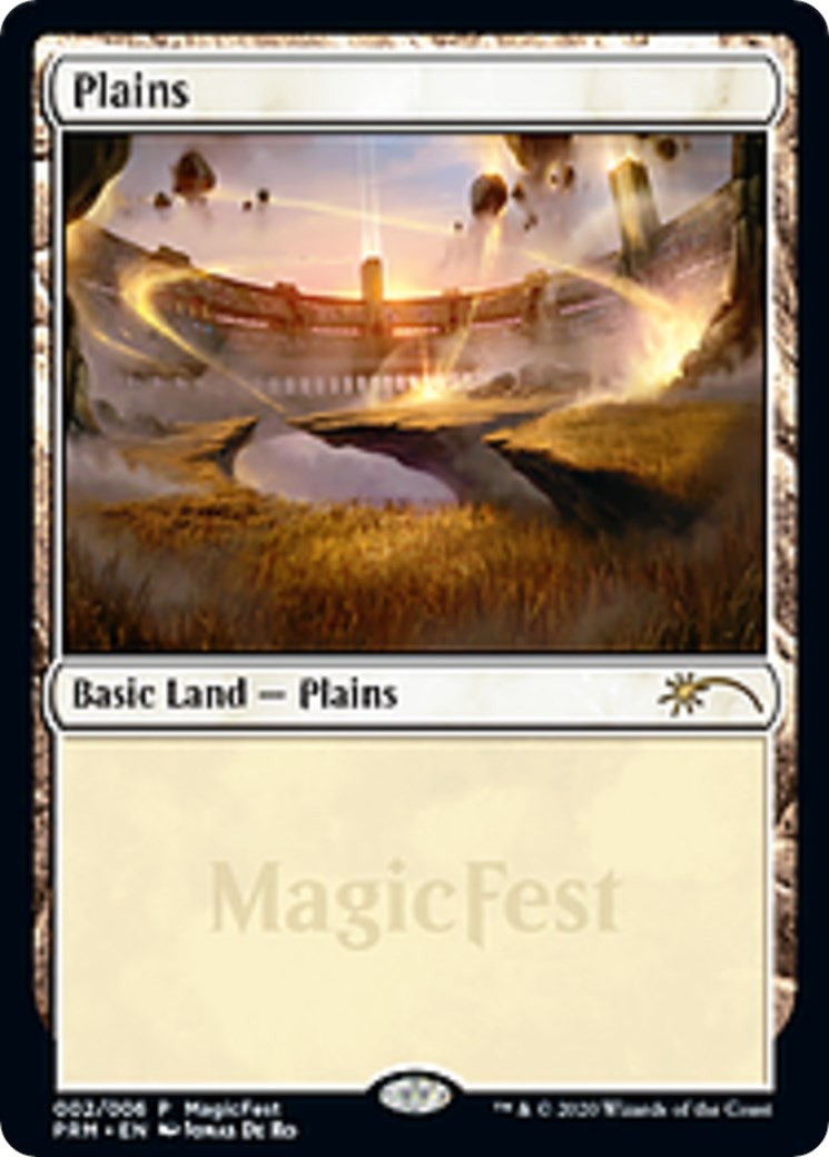 Plains (2020) - MagicFest Cards - Magic: The Gathering