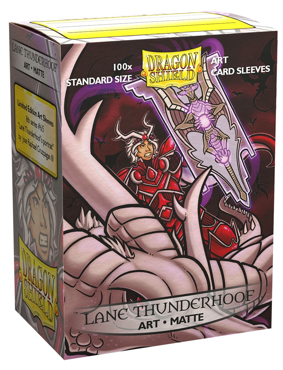 Dragon Shield Limited Edition Matte Art Sleeves - Lane Thunderhoof ...