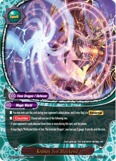 Kronos Syn Blockend - Perfected Time Ruler - Future Card BuddyFight