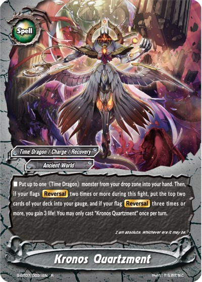 Kronos Quartzment - Perfected Time Ruler - Future Card BuddyFight