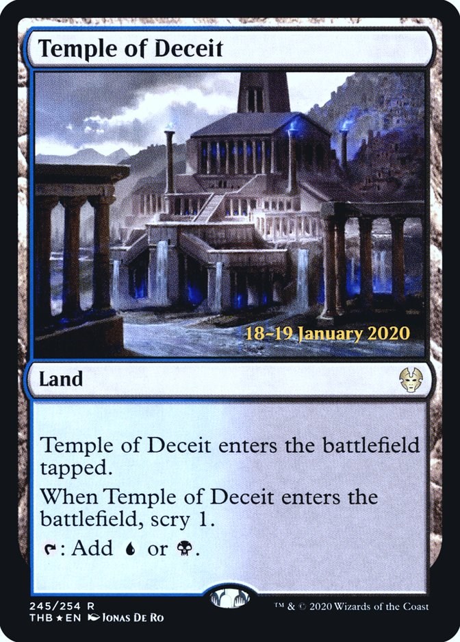 Temple of Deceit - Prerelease Cards - Magic: The Gathering