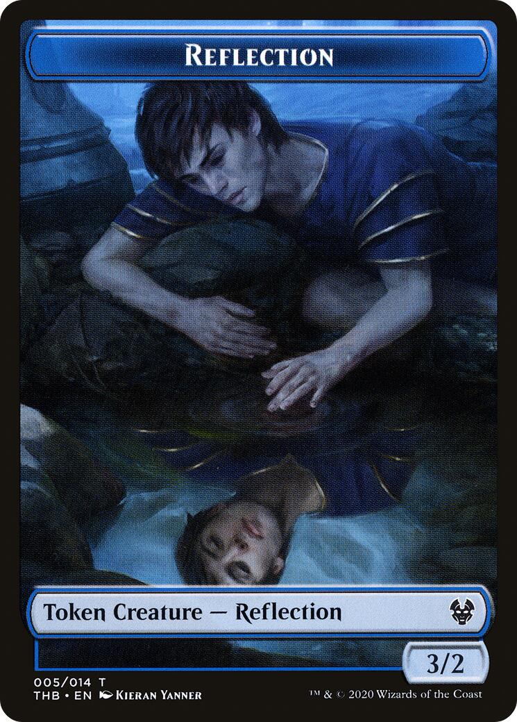 Reflection // Satyr Double-sided Token - Theros Beyond Death - Magic ...