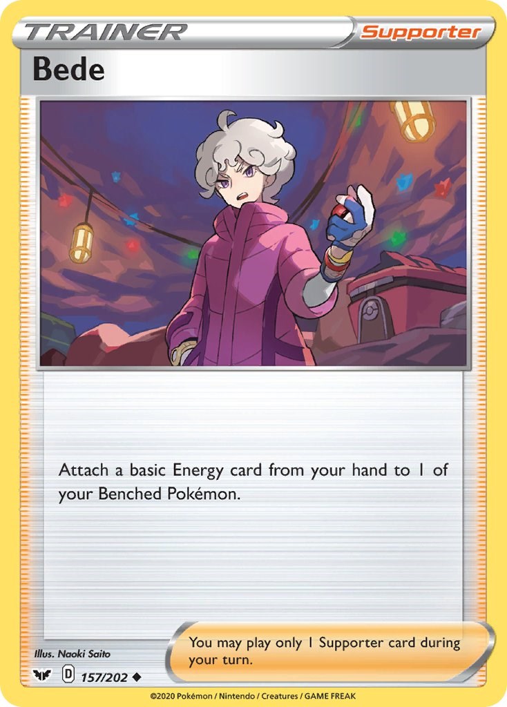 Bede Swsh01 Sword And Shield Base Set Pokemon