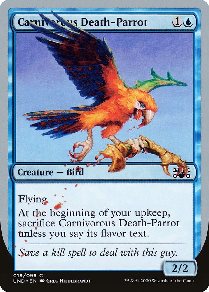 Carnivorous Death-Parrot - Unsanctioned - Magic: The Gathering